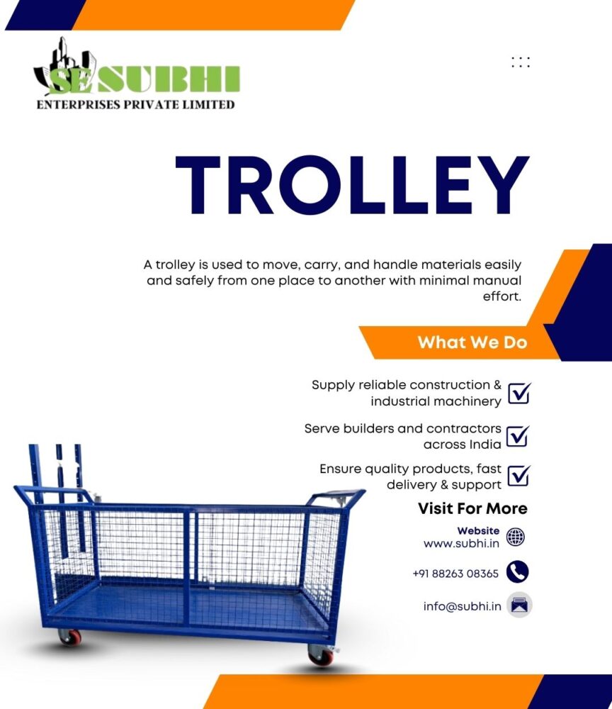 7 Types of Trolleys: The Complete Guide to Efficient Material Handling